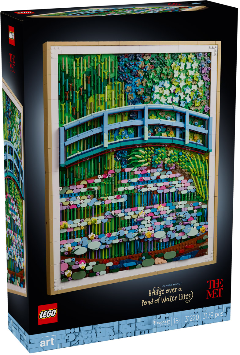 LEGO Art 31220 pas cher, Claude Monet : le bassin aux nymphéas ...
