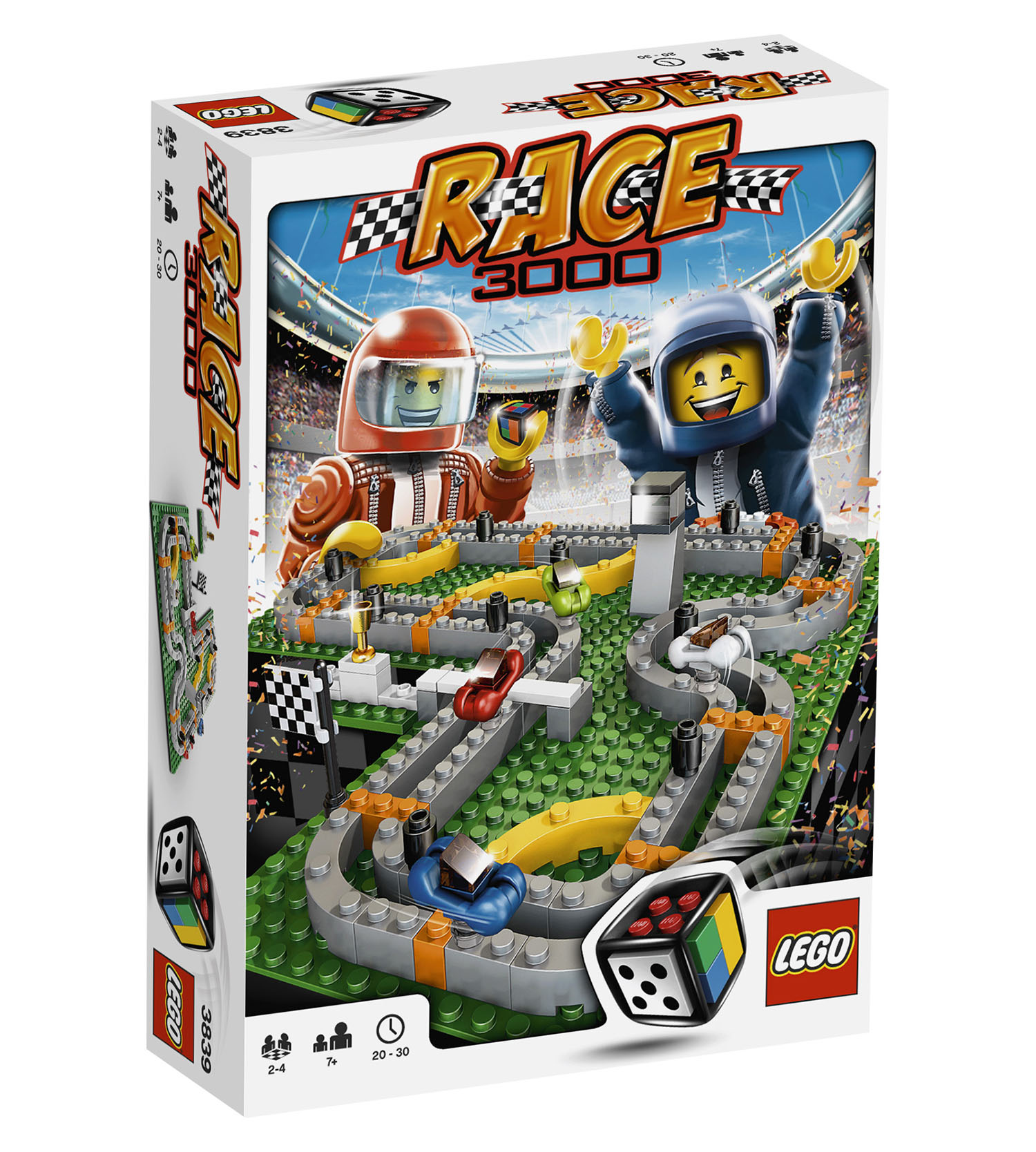 LEGO Jeux de société 3839 pas cher, Race 3000