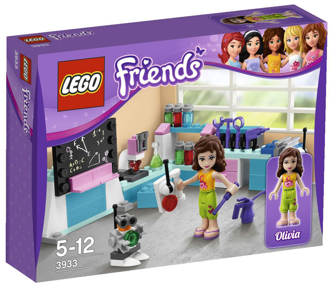 LEGO Friends 3933 pas cher, L'atelier scientifique d'Olivia