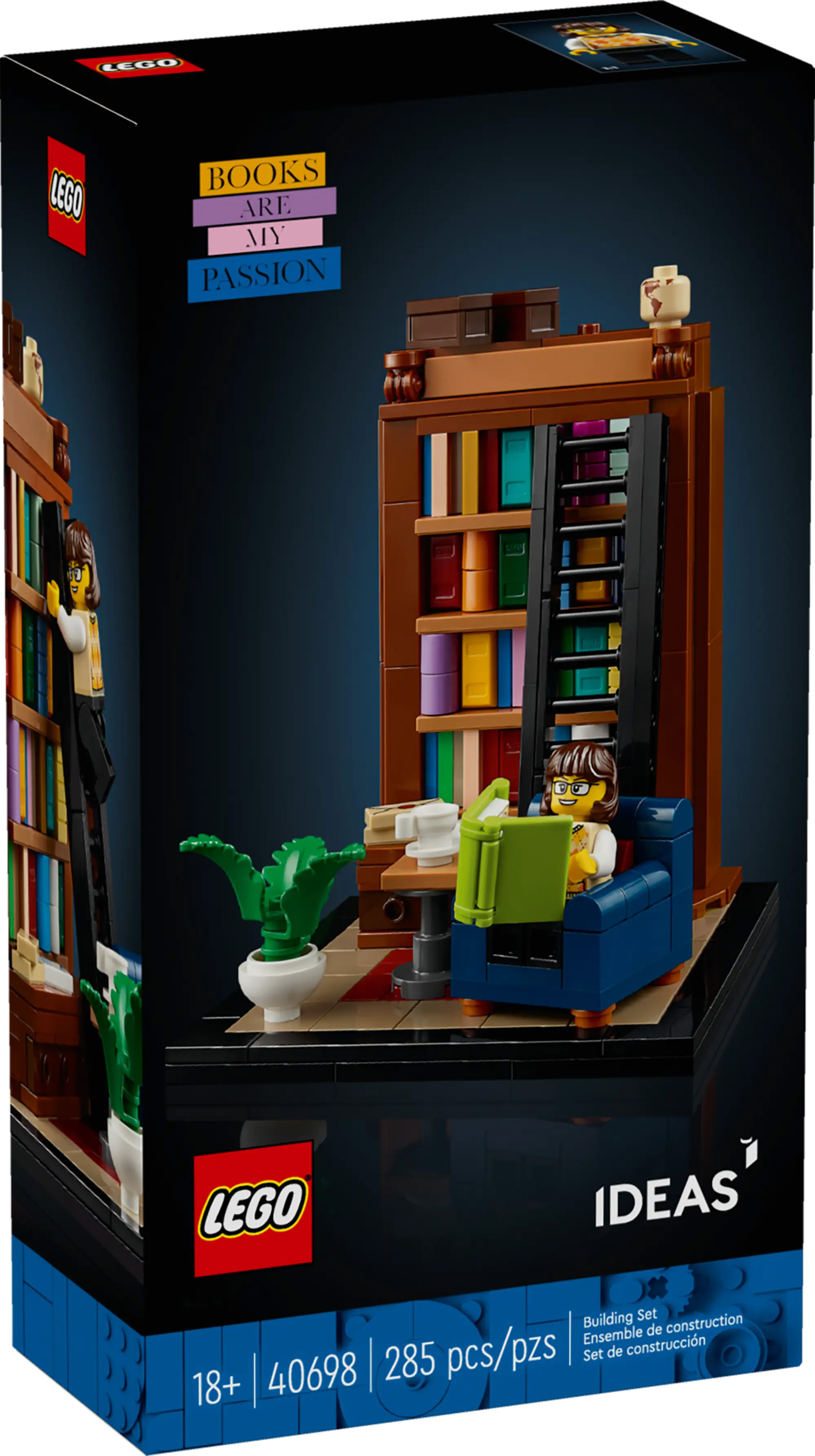 LEGO Ideas 40698 pas cher, Les livres sont ma passion