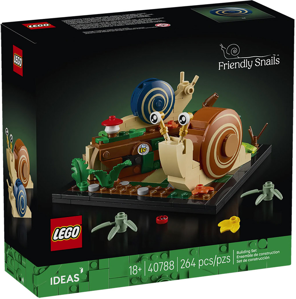 LEGO Ideas 40788 pas cher, Les adorables escargots
