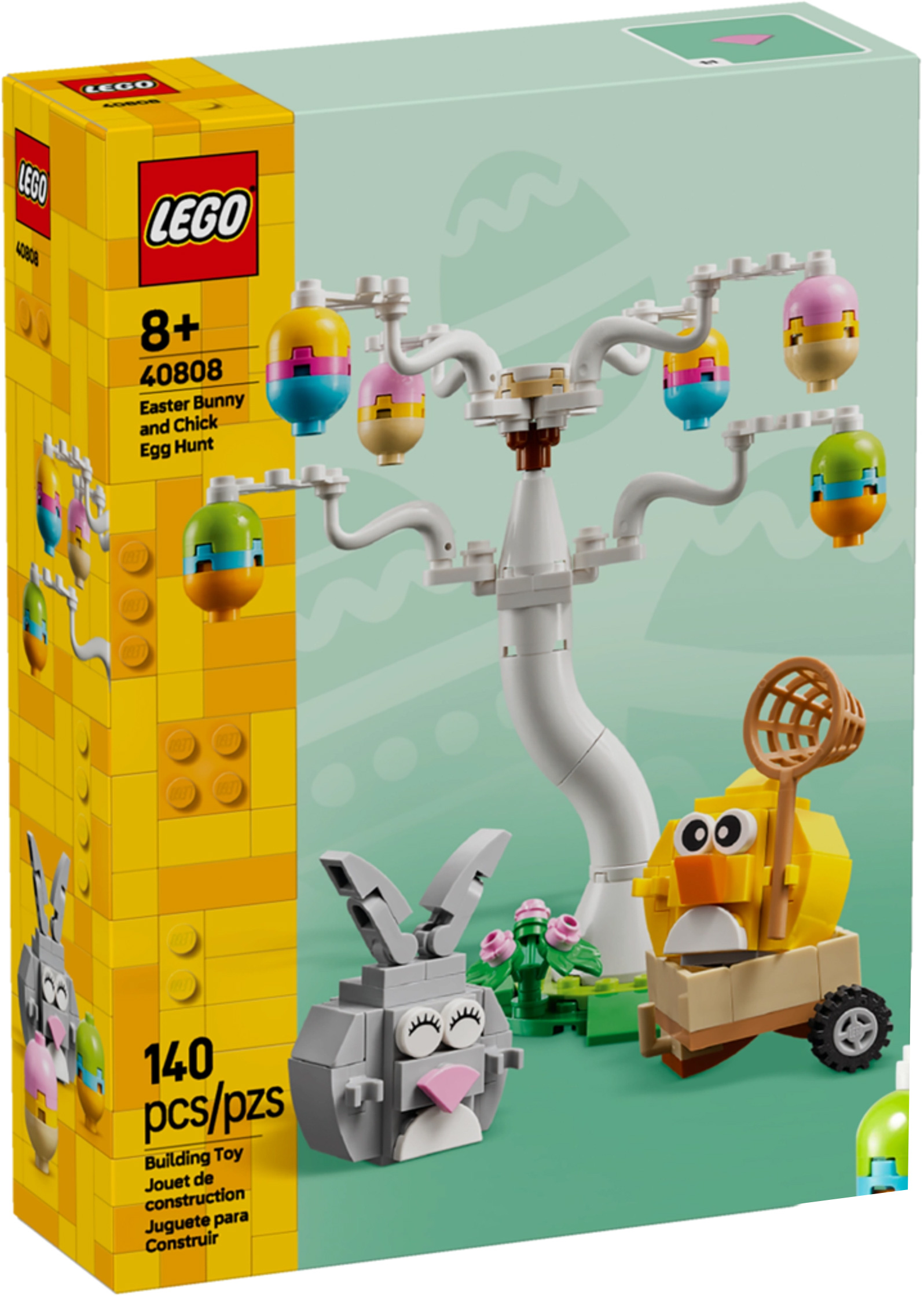 LEGO Pâques 40808 pas cher, Le lapin de Pâques et la chasse aux œufs