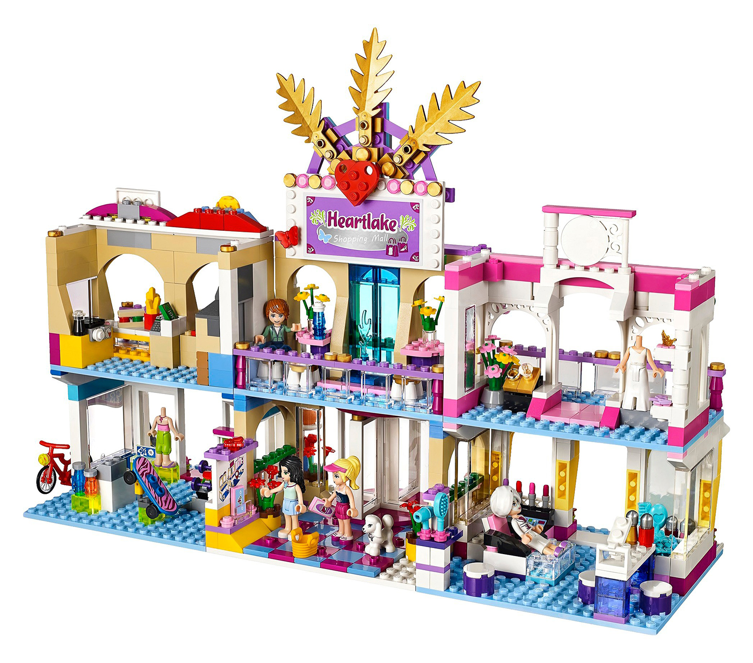 LEGO Friends 41058 pas cher - Le centre commercial d'Heartlake City