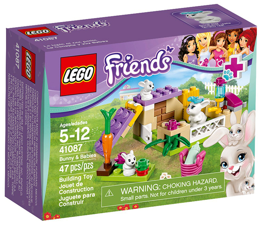 LEGO Friends 41087 pas cher, Les bébés lapins et leur maman
