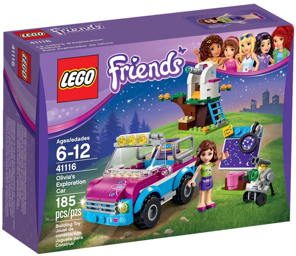 LEGO Friends 41116 pas cher, La voiture d'exploration d'Olivia