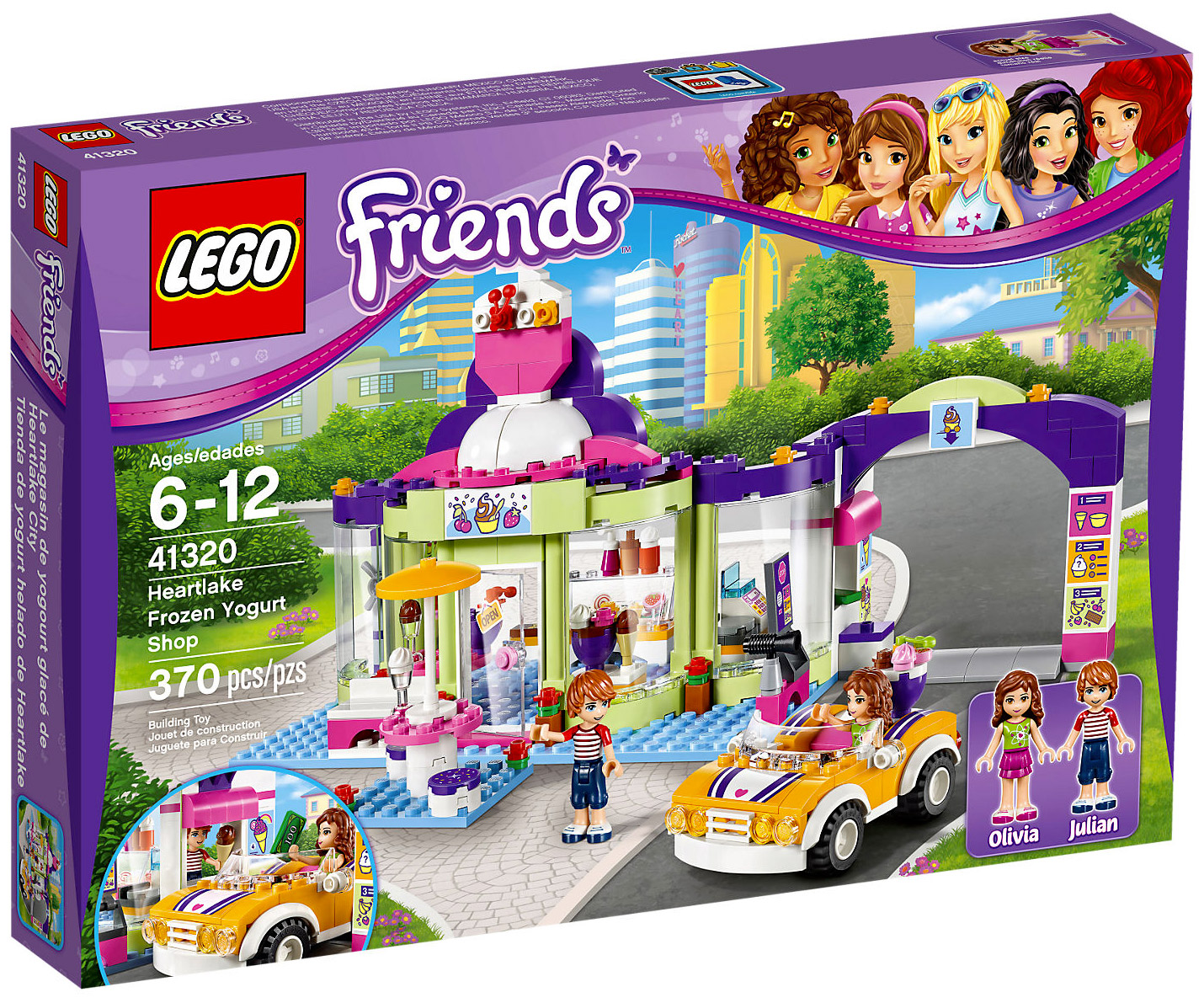 LEGO Friends 41320 pas cher, Le magasin de yaourt glacé