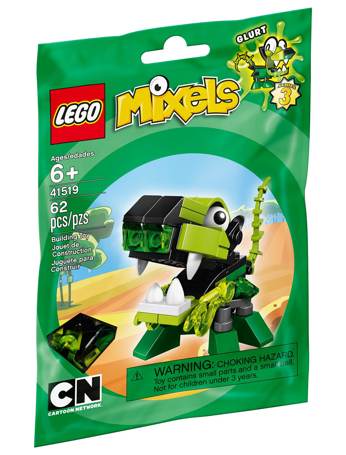 LEGO Mixels 41519 pas cher, Glurt