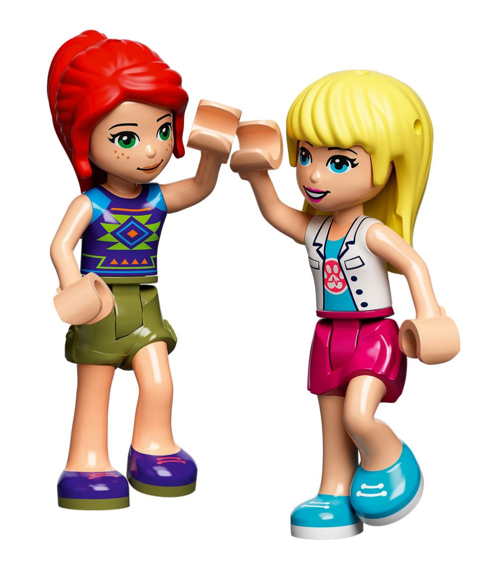 LEGO Friends 41692 pas cher, L'hélicoptère de sauvetage de la clinique ...