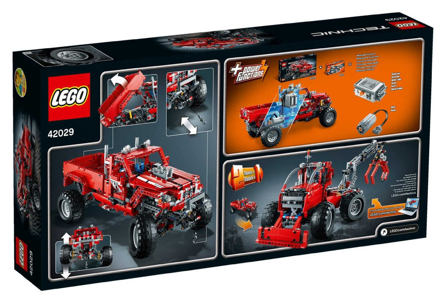 LEGO Technic 42029 pas cher - Le Pick up customisé