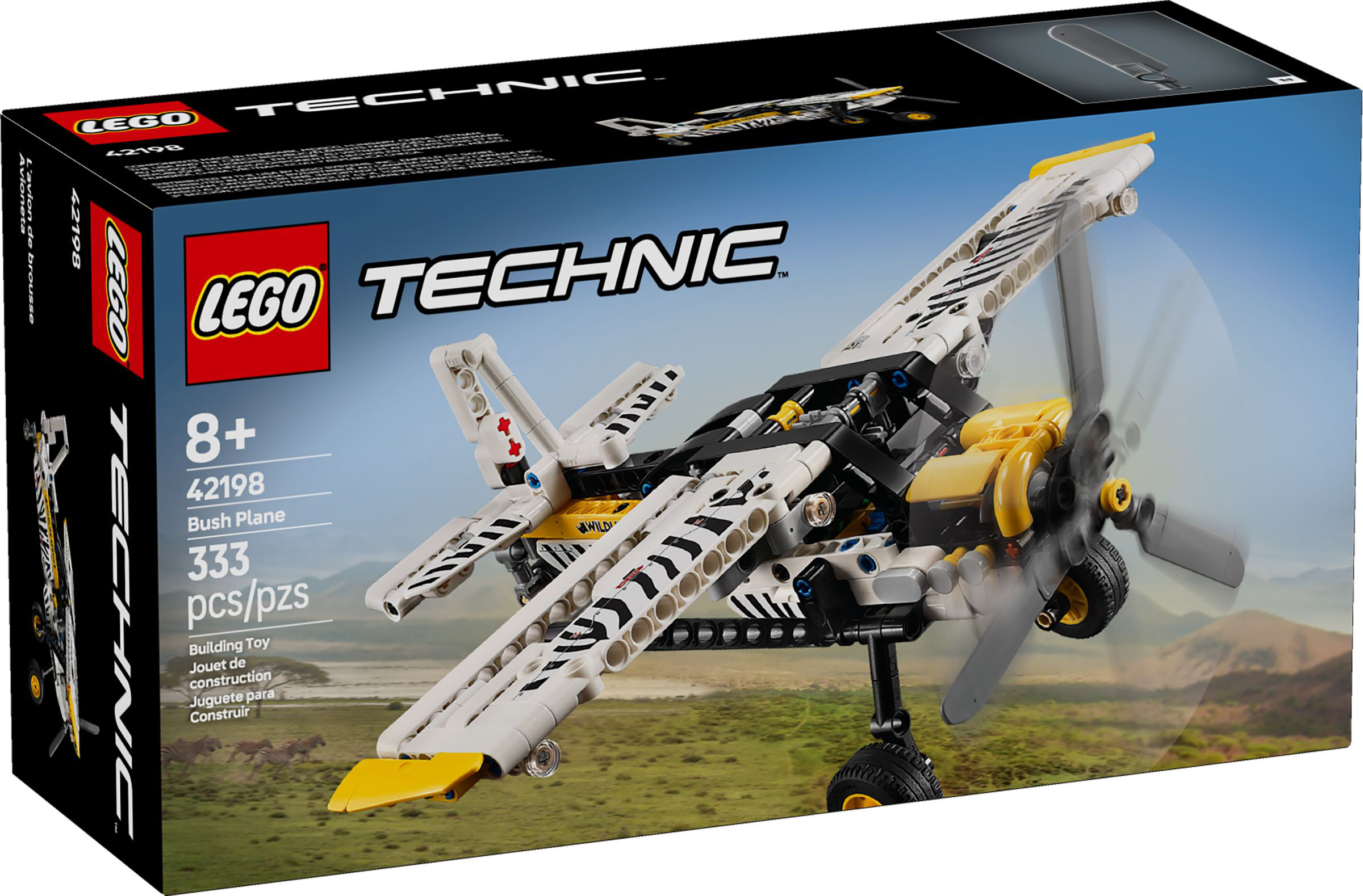 LEGO Technic 42198 pas cher, L’avion de brousse