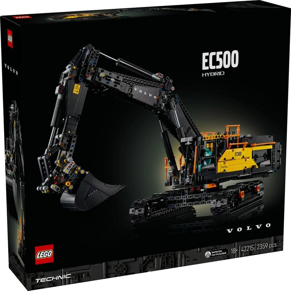 LEGO Technic 42215 pas cher, Pelleteuse Volvo EC500 hybride