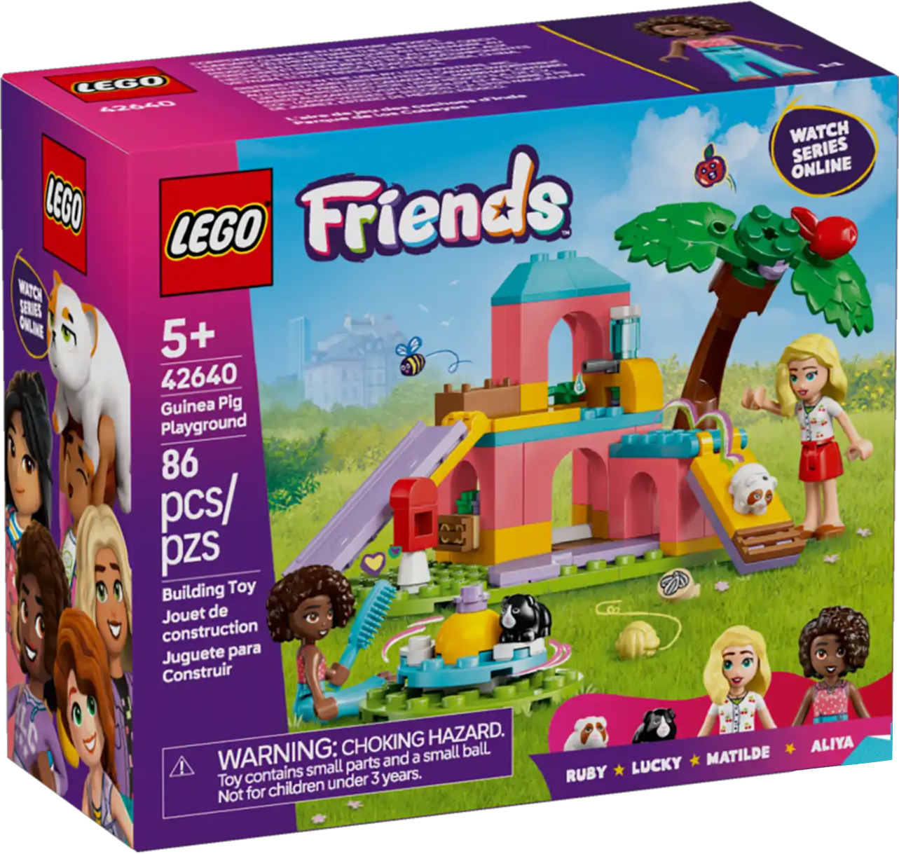 LEGO Friends 42640 pas cher, L’aire de jeux des cochons d’Inde