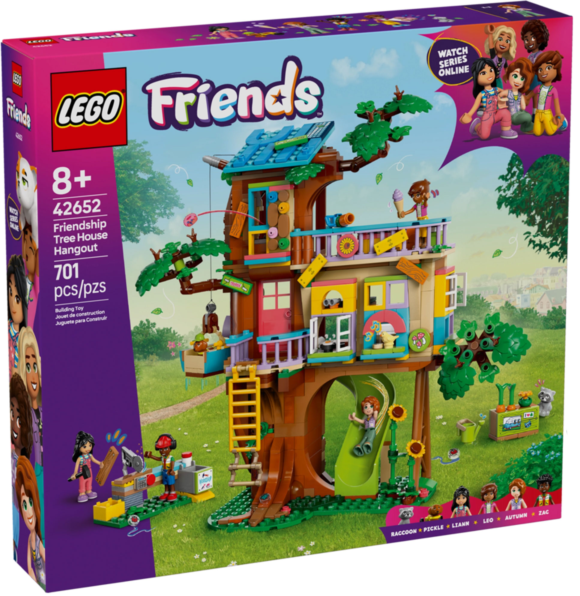 LEGO Friends 42652 pas cher, La cabane de l'amitié