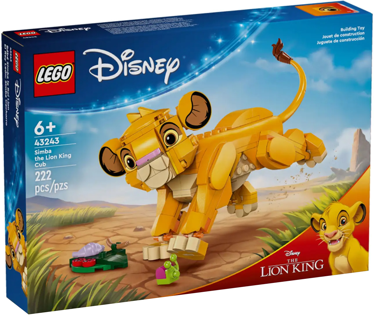 LEGO Disney 43243 pas cher, Simba, le bébé du Roi lion