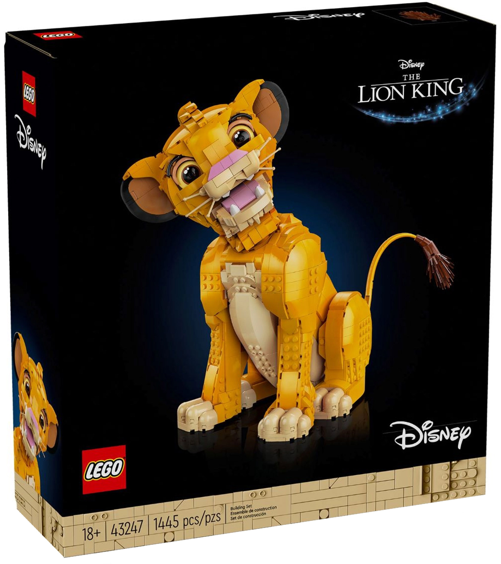 LEGO Disney 43247 pas cher, Simba, le jeune Roi lion