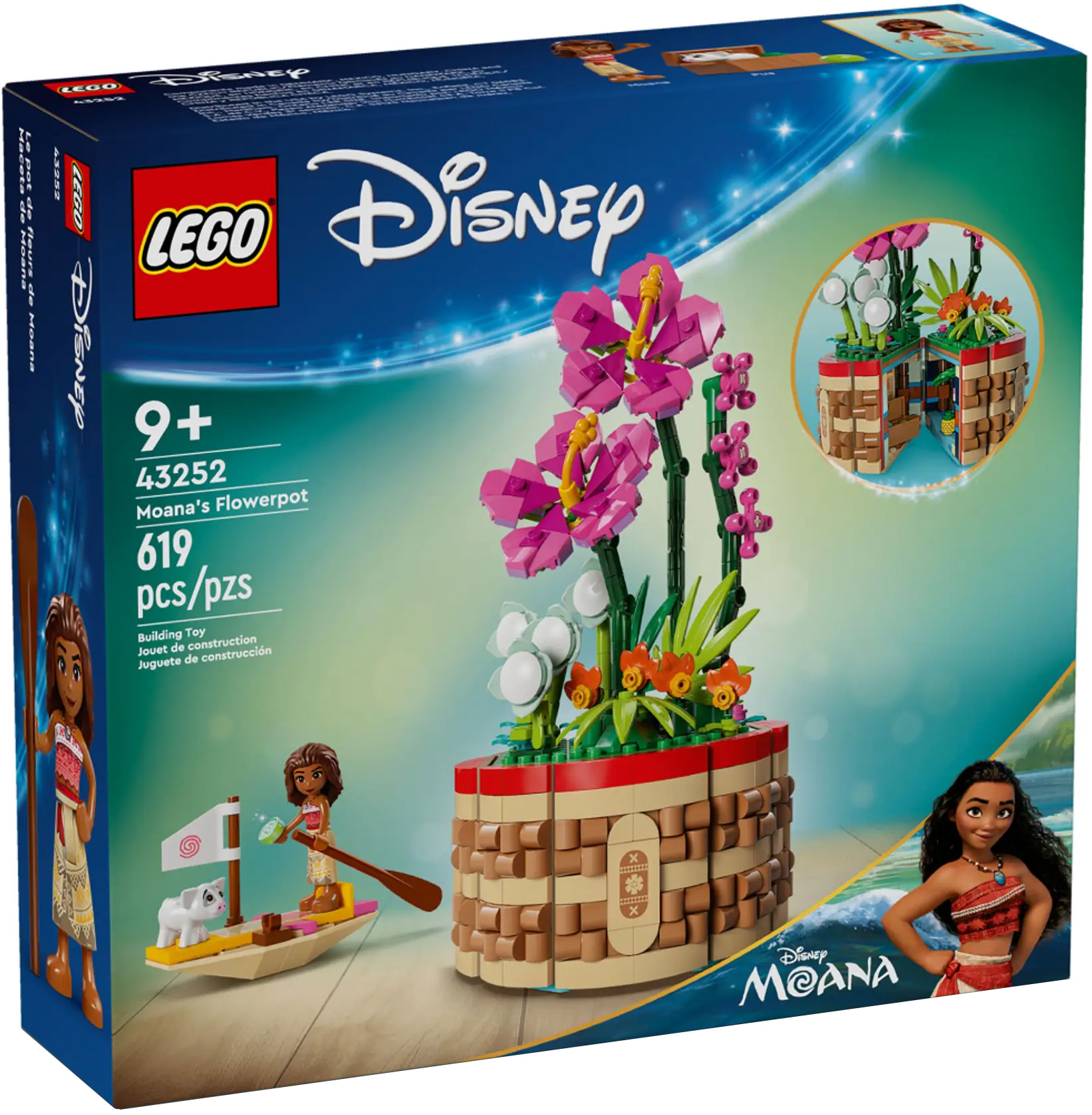 LEGO Disney 43252 Pas Cher Le Pot De Fleurs De Vaiana lego-disney-43252-pas-cher-le-pot-de-fleurs-de-vaiana