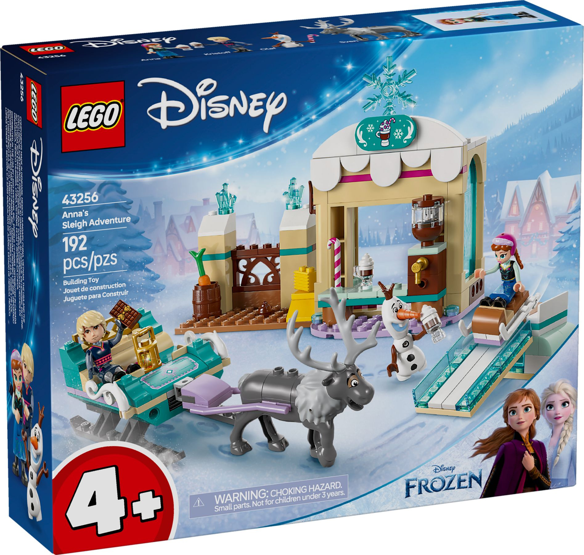 LEGO Disney 43256 pas cher, L’aventure en traîneau d’Anna