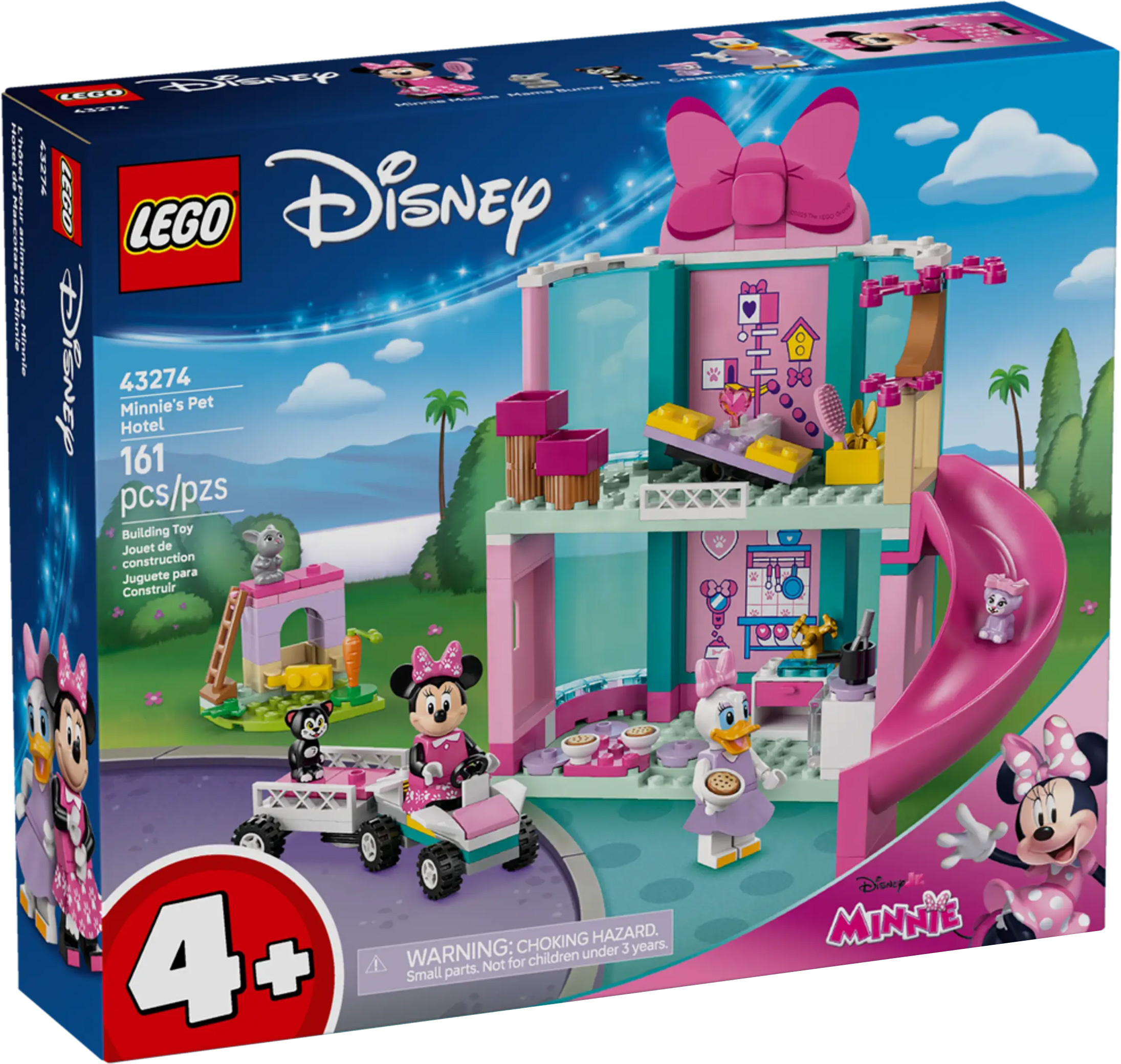 LEGO Disney 43274 pas cher, L'hôtel pour animaux de Minnie