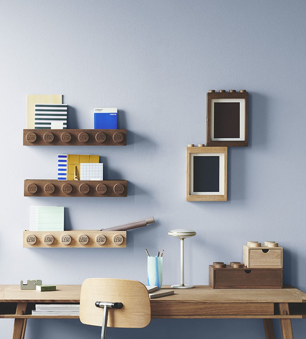 LEGO Rangements 5007107 pas cher, Étagère en bois – chêne clair