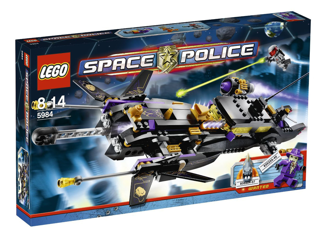 LEGO Space Police 5984 pas cher, La limousine spatiale