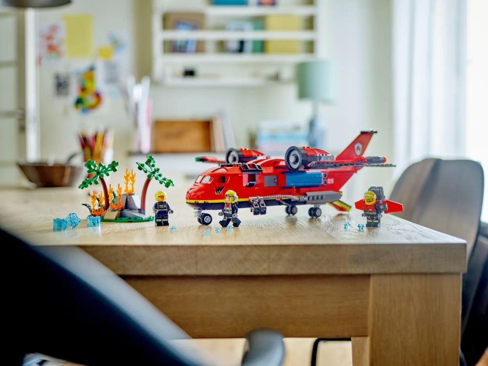 LEGO City 60413 pas cher, L’avion de sauvetage des pompiers