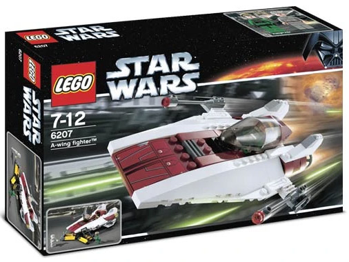 LEGO Star Wars 6207 pas cher, A-wing Fighter