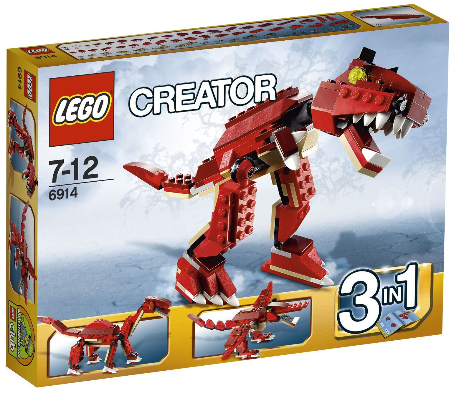 LEGO Creator 6914 pas cher, Le T-Rex