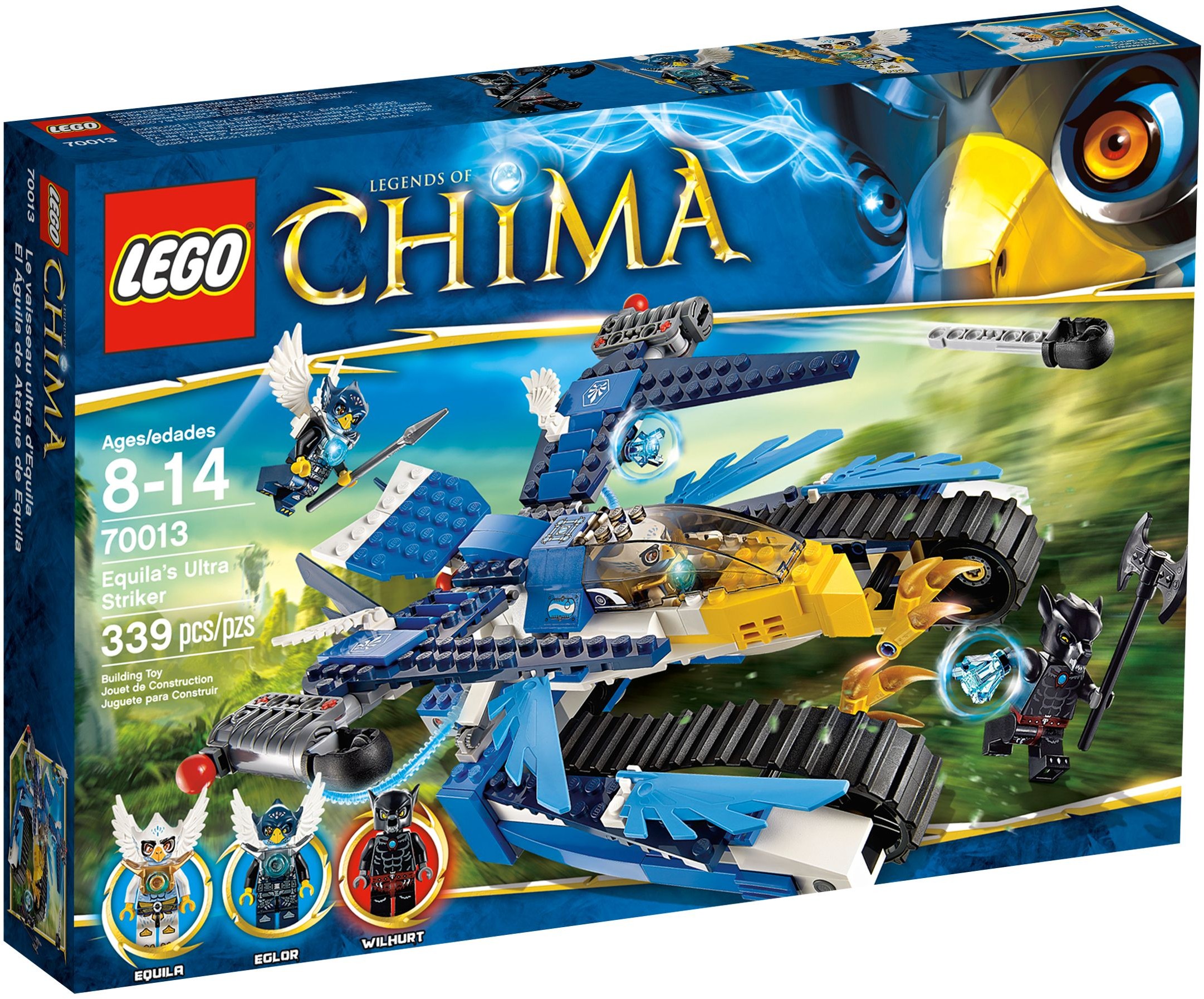 LEGO Chima 70013 pas cher, L'ultra Striker d'Equila