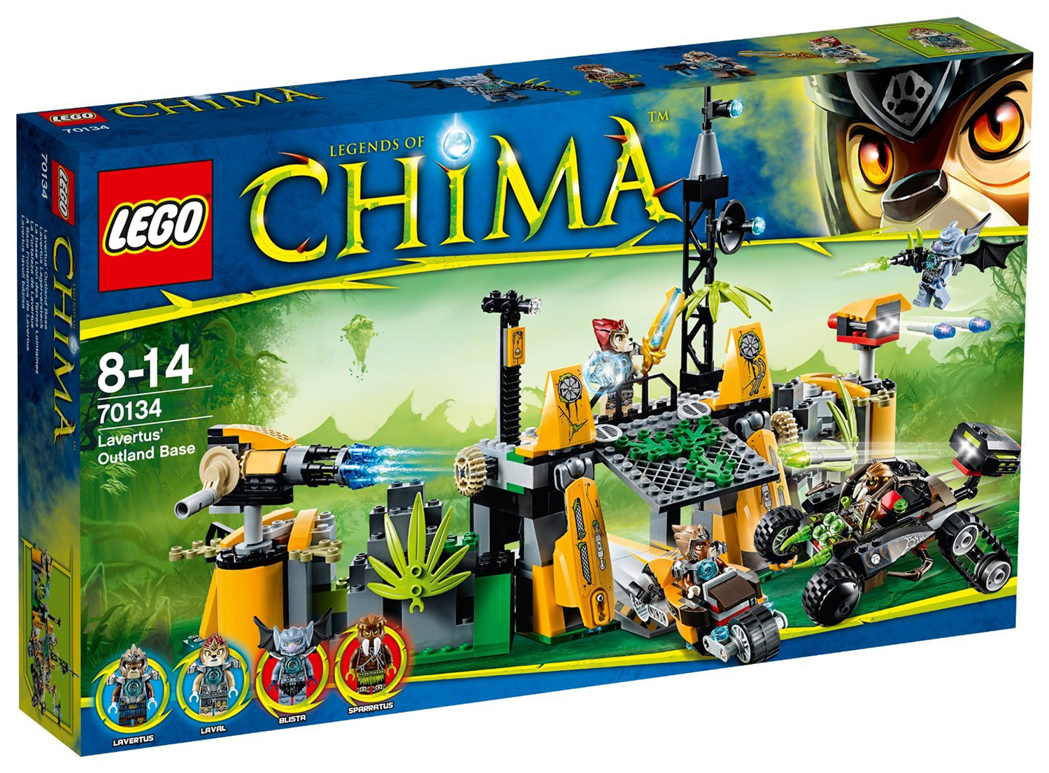 Lego Chima 70134 Pas Cher La Base Lion Des Terres Lointaines
