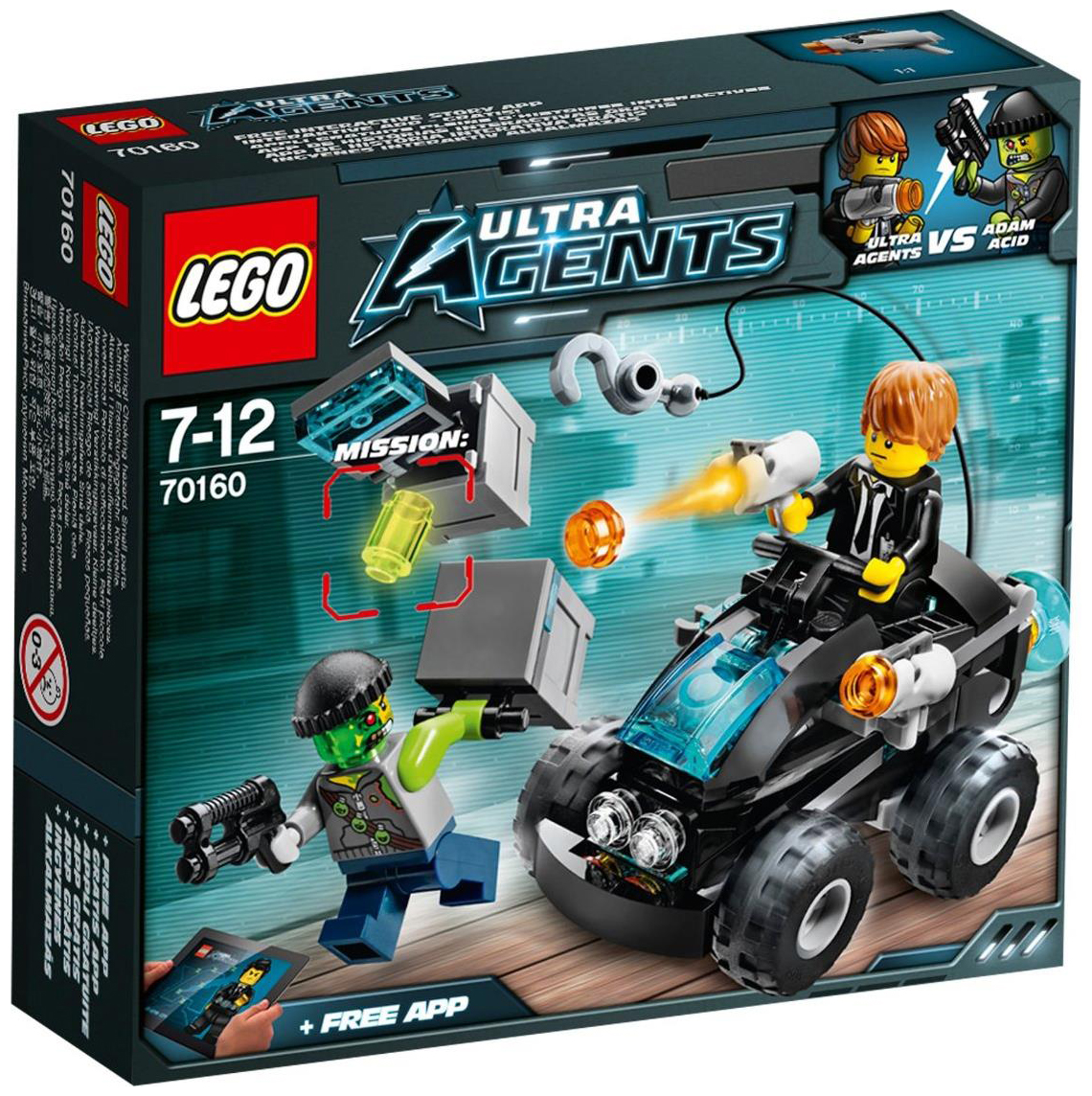 LEGO Ultra Agents 70160 pas cher, Le raid du 4x4