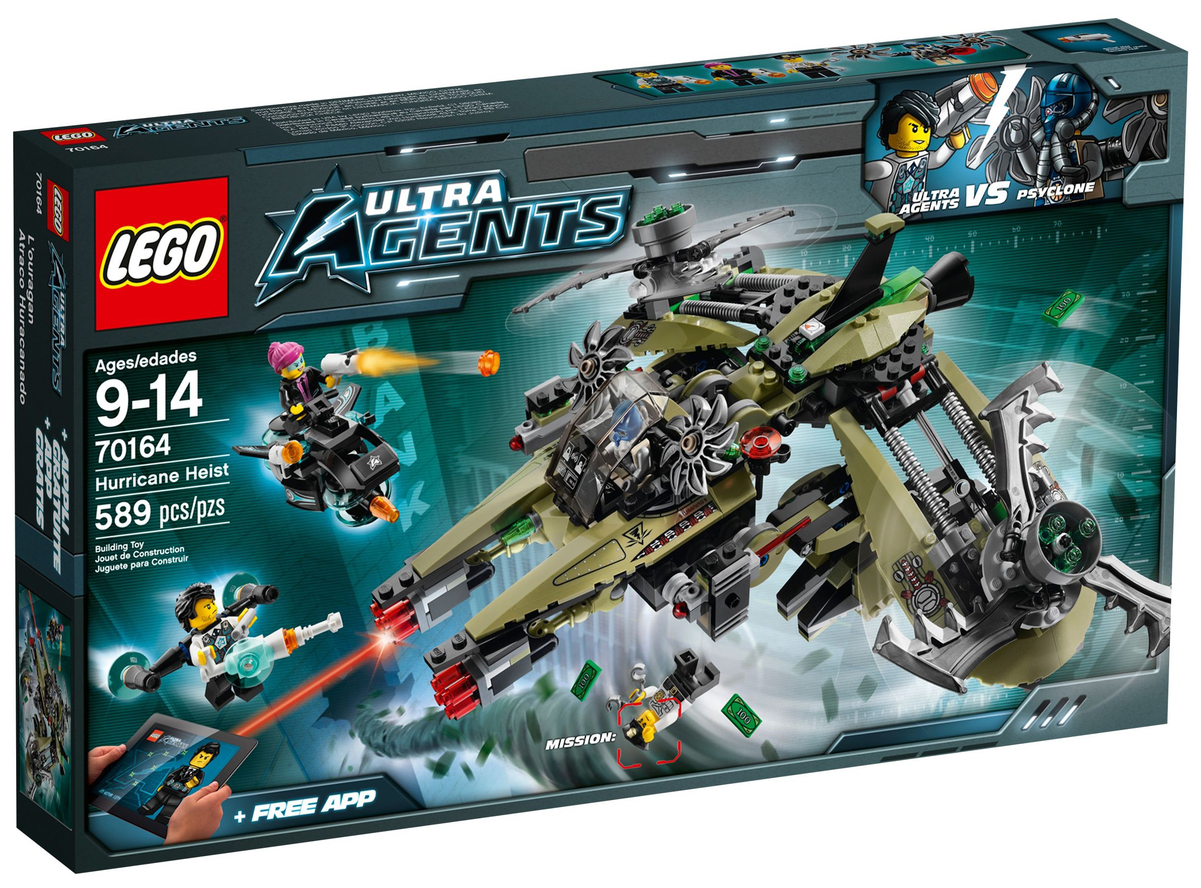 LEGO Ultra Agents 70164 pas cher, Le vaisseau de Psyclone