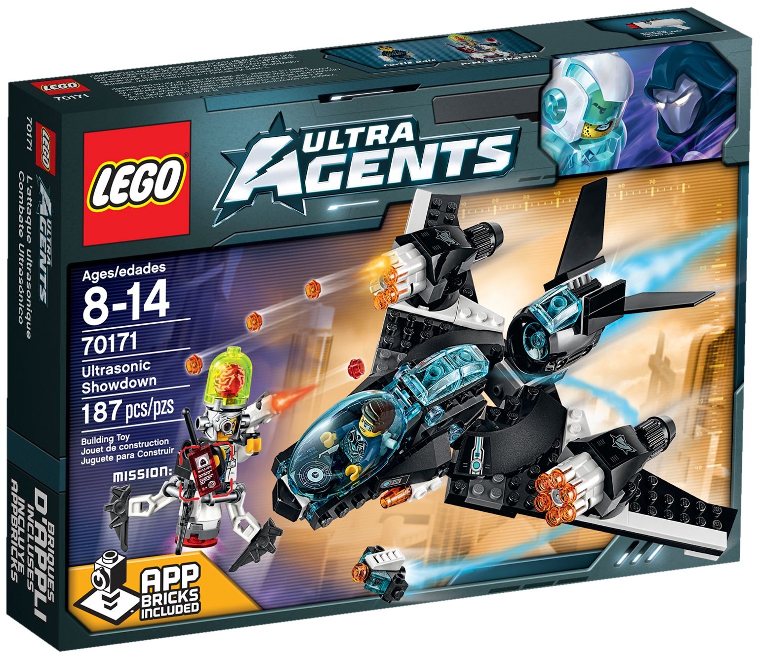 LEGO Ultra Agents 70171 pas cher, L'attaque ultrasonique