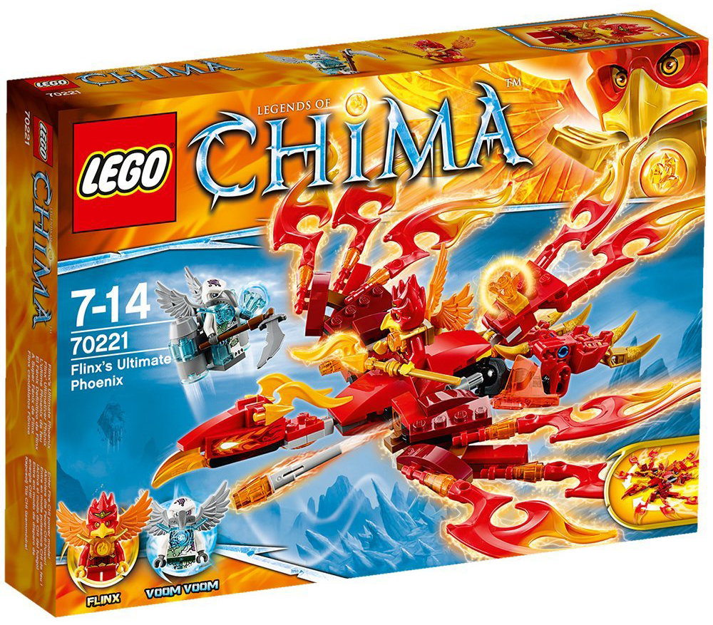 LEGO Chima 70221 pas cher, L'ultime Phoenix de feu