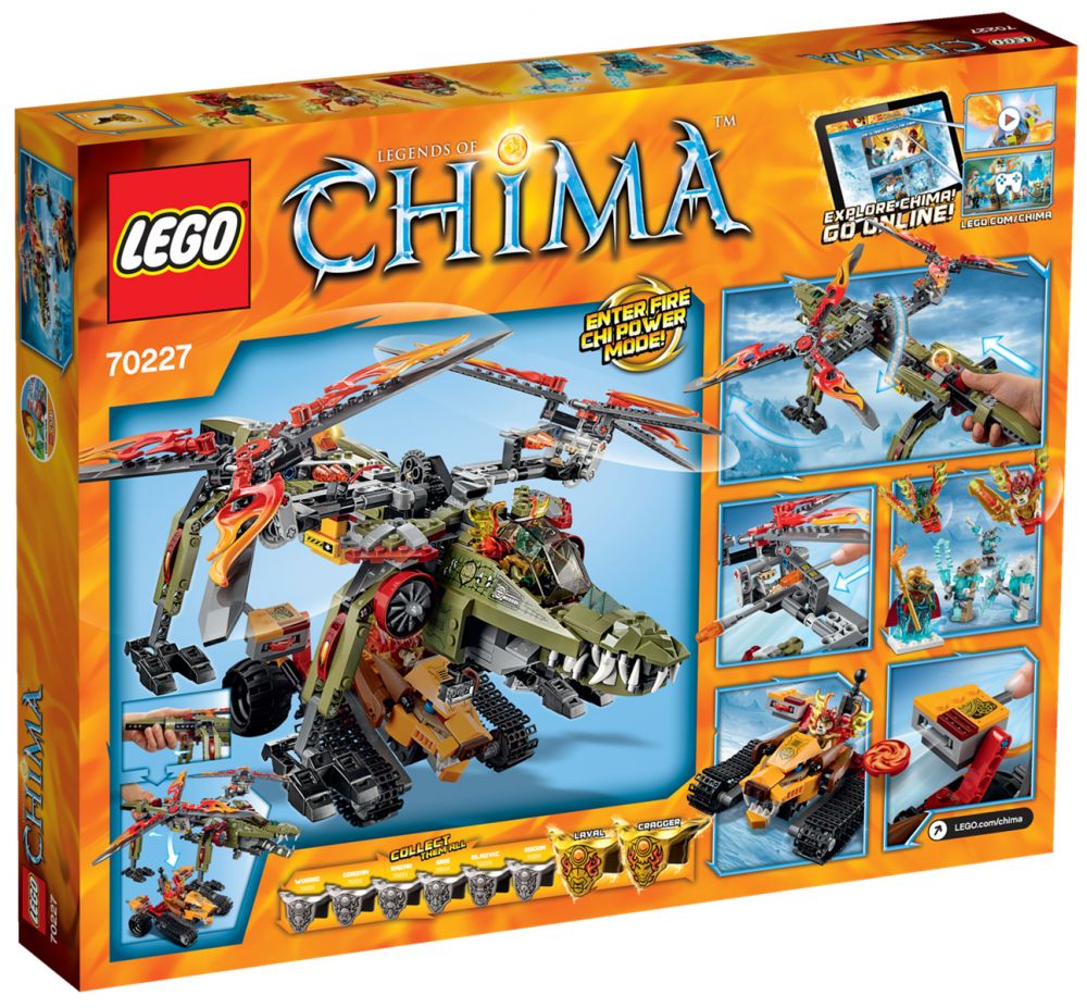 LEGO Chima 70227 pas cher, Le sauvetage du Roi Crominus