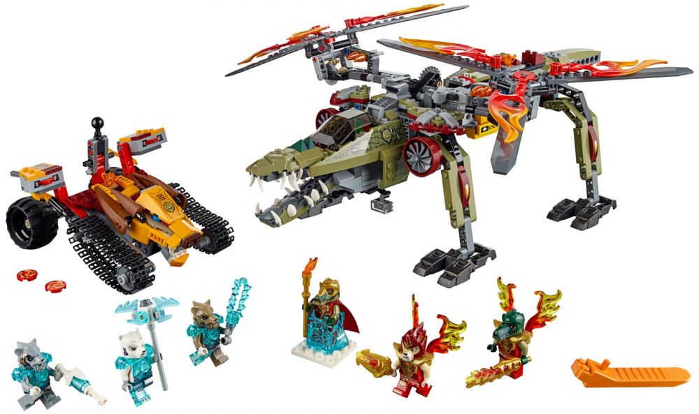 LEGO Chima 70227 pas cher, Le sauvetage du Roi Crominus