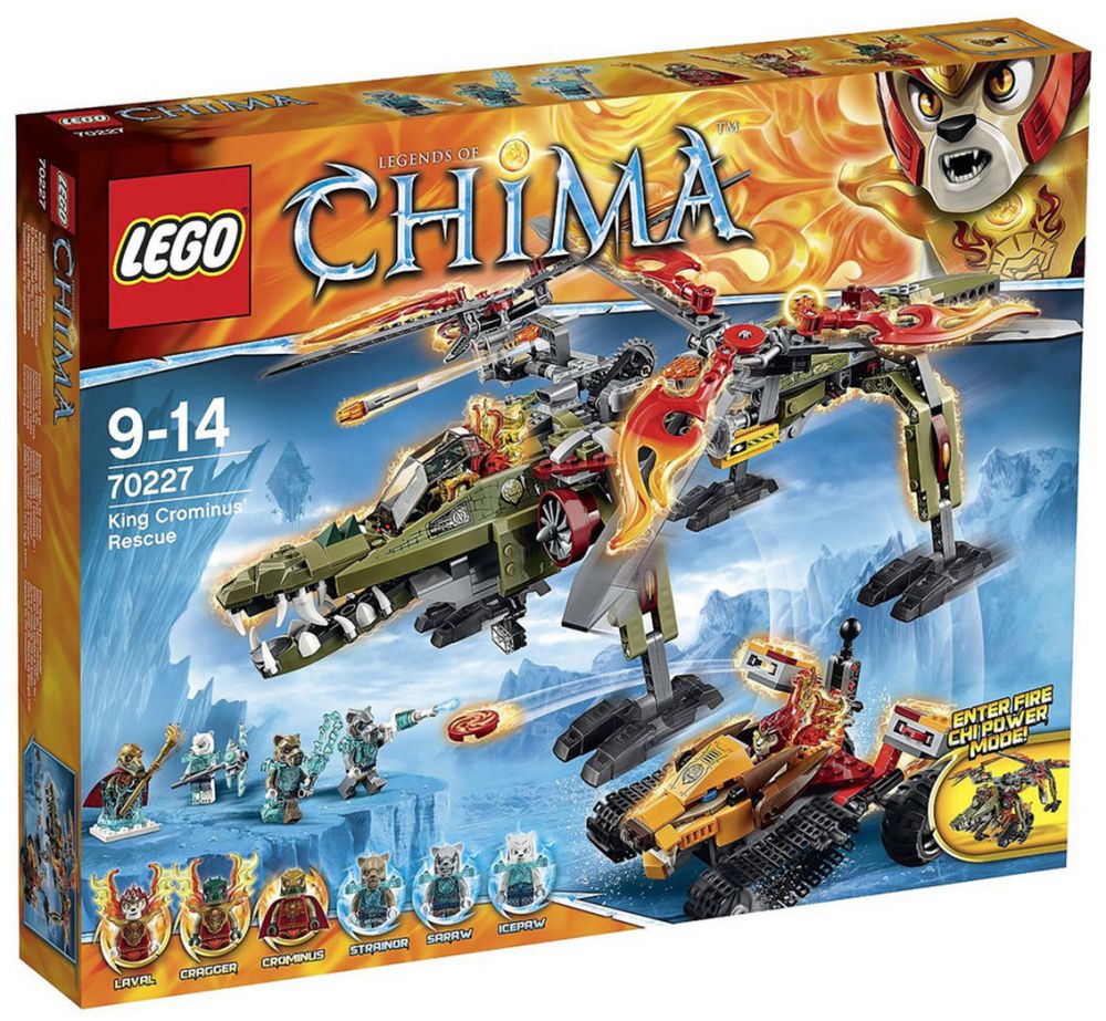 LEGO Chima 70227 pas cher, Le sauvetage du Roi Crominus