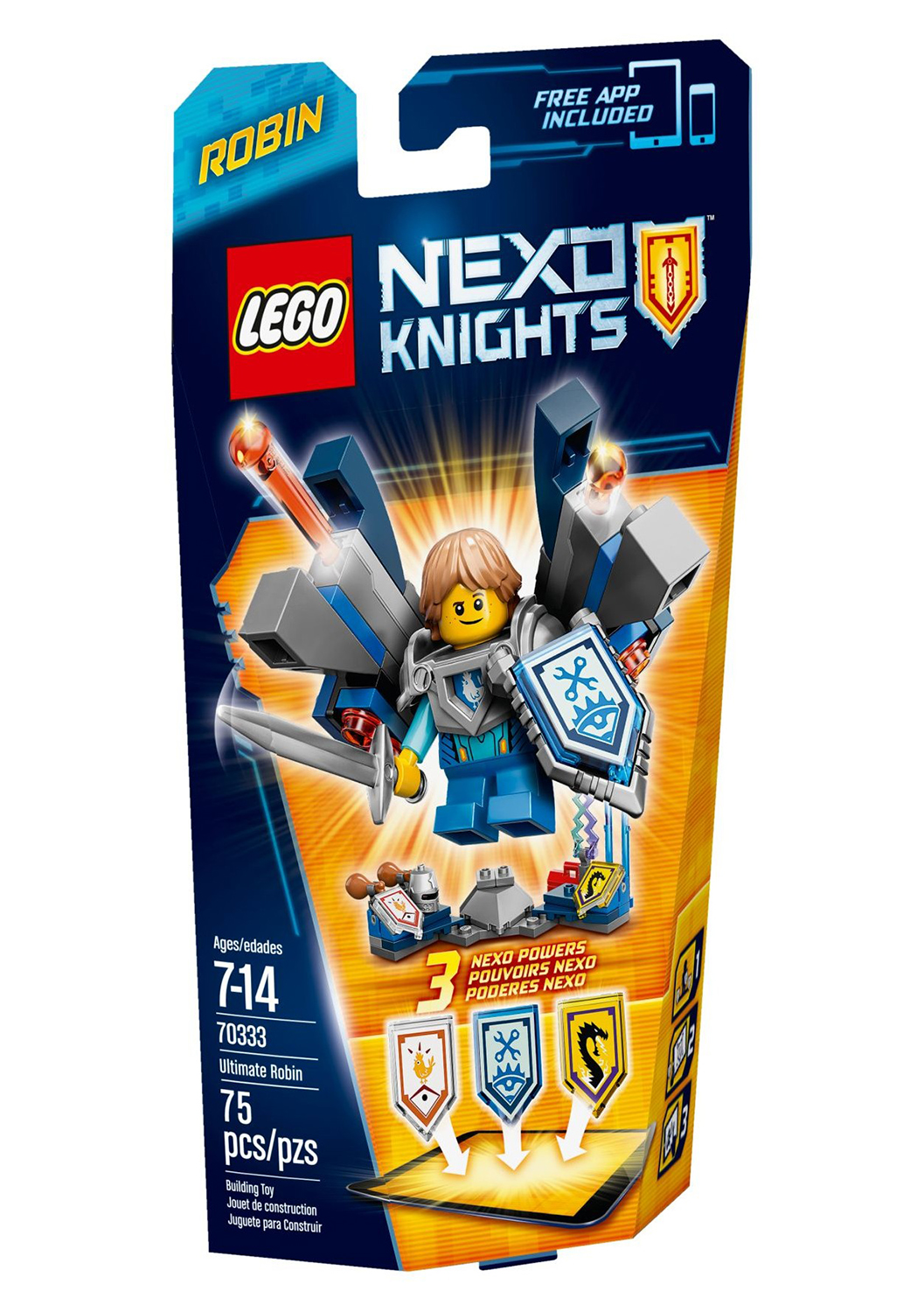 LEGO Nexo Knights 70333 pas cher, Robin l'Ultime chevalier