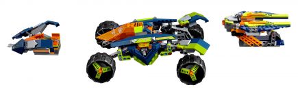 LEGO Nexo Knights 70355 pas cher, Le turbo 4x4 d’Aaron