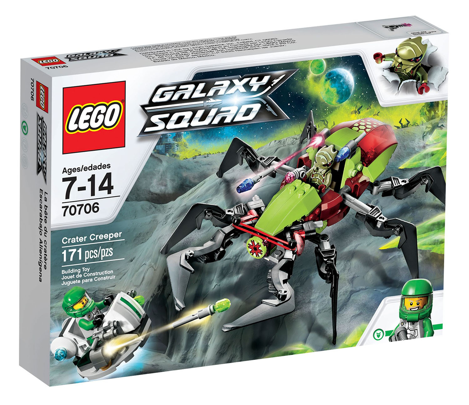 LEGO Galaxy Squad 70706 pas cher, La capture de l'araignée