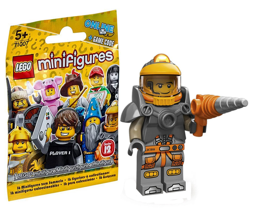 LEGO Minifigures 71007-06 pas cher, Série 12 - Le mineur de l'espace