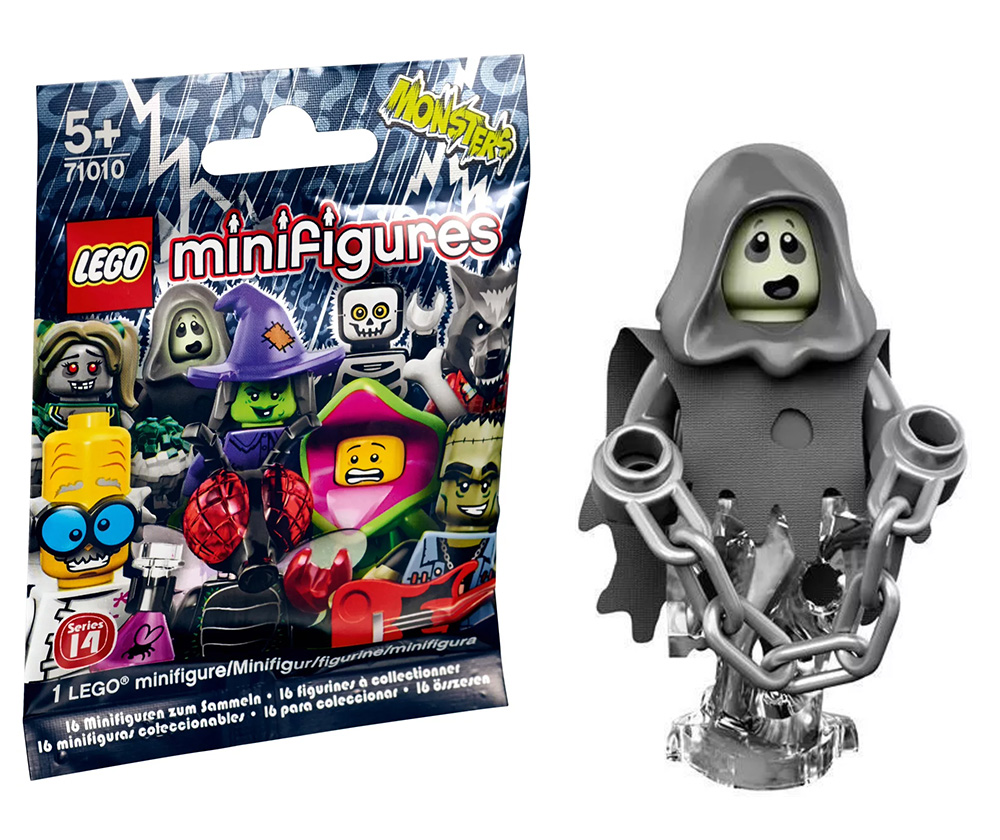 LEGO Minifigures 71010-07 pas cher, Série 14 - Le spectre