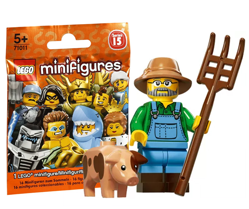 LEGO Minifigures 71011-01 pas cher, Série 15 - Le fermier
