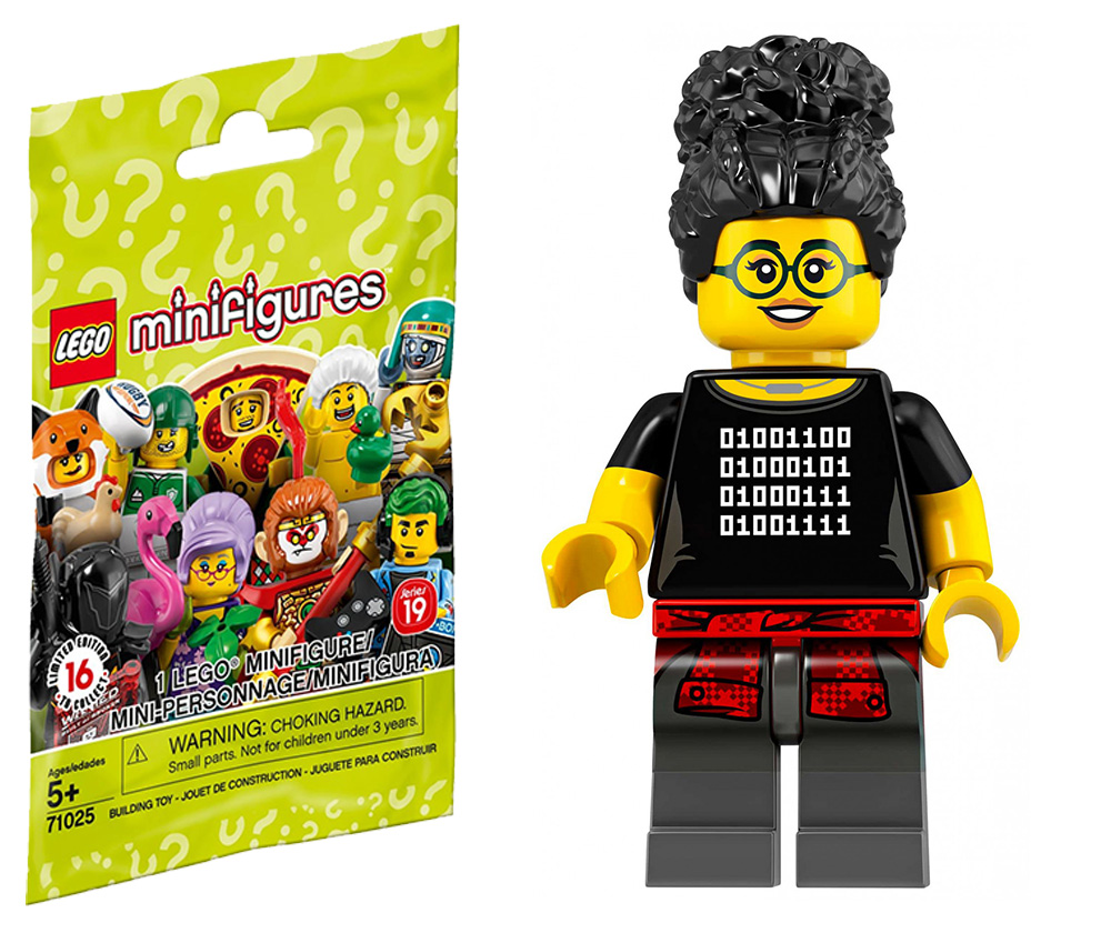 LEGO Minifigures 71025-05 pas cher, Série 19 - La programmeuse