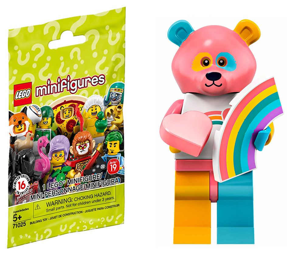 LEGO Minifigures 71025-15 pas cher, Série 19 - Le type en costume de panda