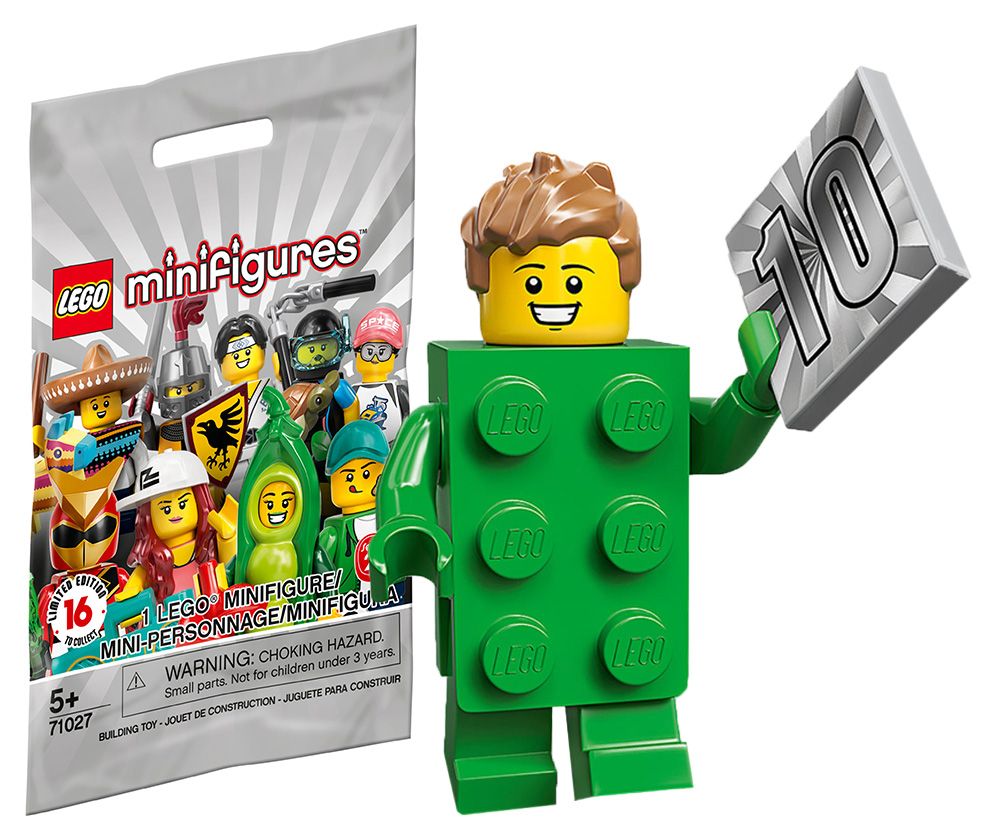 LEGO Minifigures 71027-13 pas cher, Série 20 - Le type en costume de brique
