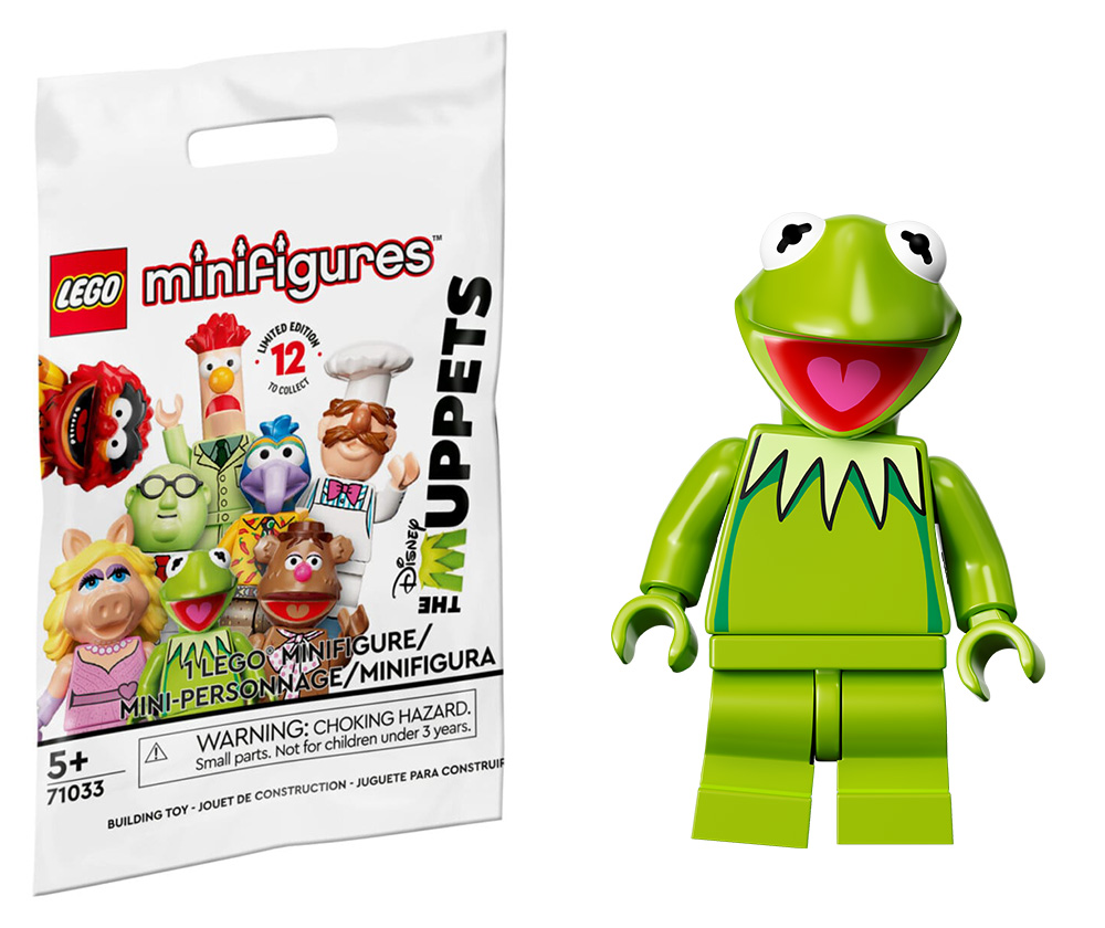LEGO Minifigures 71033-05 pas cher, Les Muppets - Kermit la grenouille