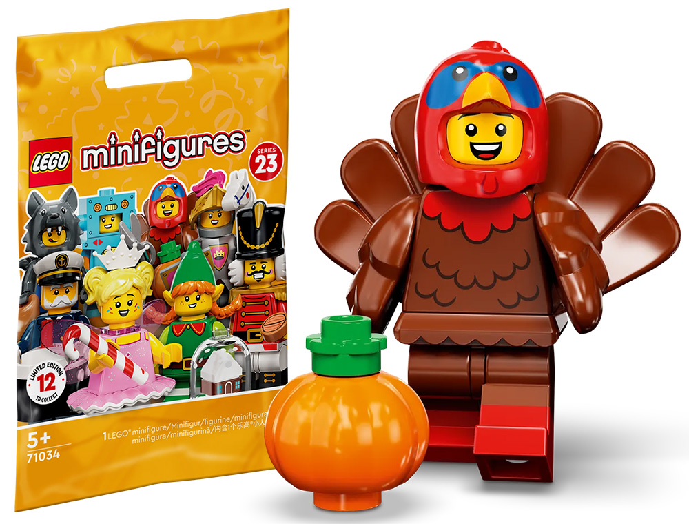 LEGO Minifigures 71034-09 pas cher, Série 23 - Le costume de dinde