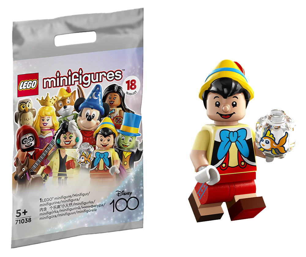 LEGO Minifigures 71038-02 pas cher, Série Disney 100 ans - Pinocchio