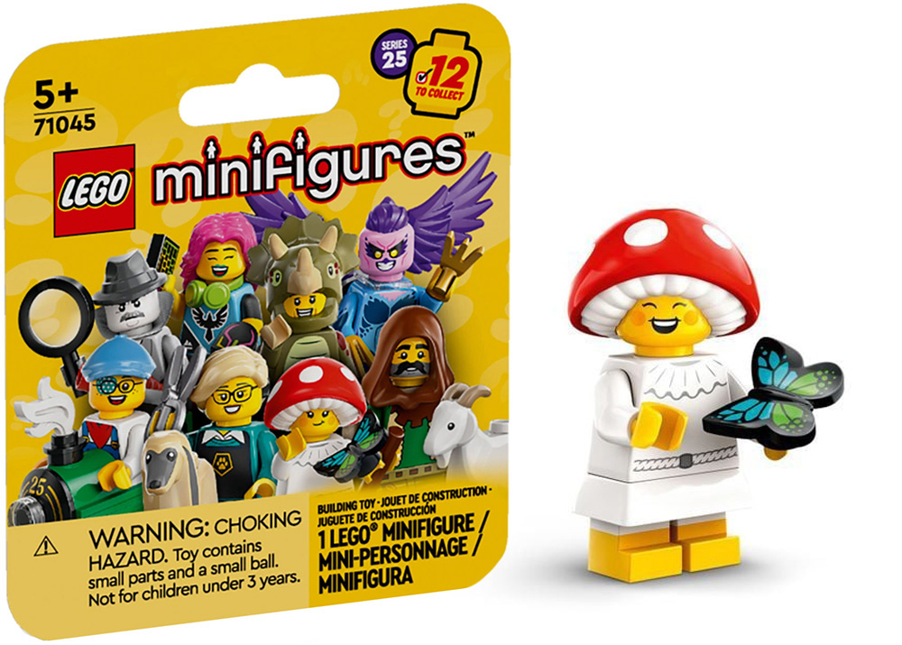 LEGO Minifigures 71045-06 pas cher, Série 25 - Le Gnome au Champignon