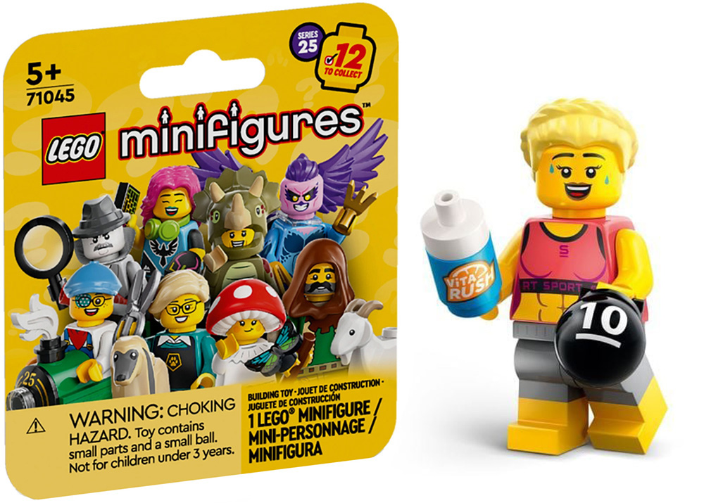 LEGO Minifigures 71045-07 pas cher, Série 25 - La Prof de Fitness
